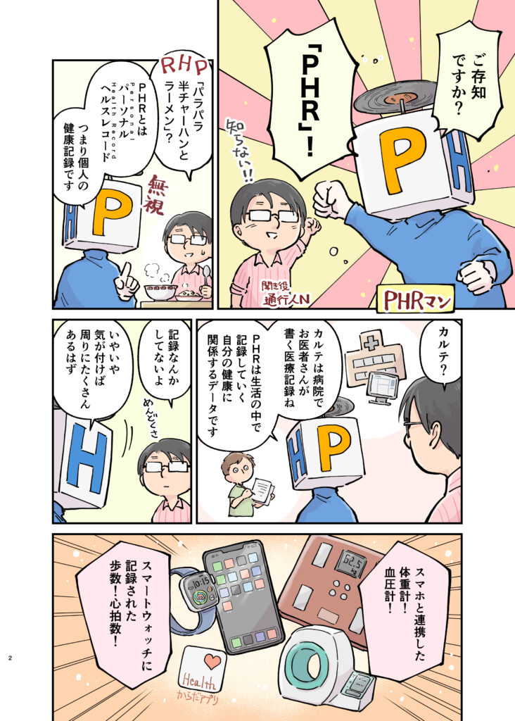 マンガで学ぶPHR（パーソナルヘルスレコード） – 一般社団法人PHR普及推進協議会（PHRC）